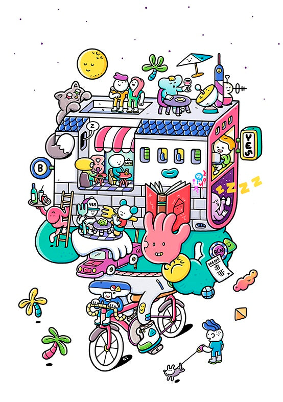 Brosmind - GL - Bici Impresión Giclée